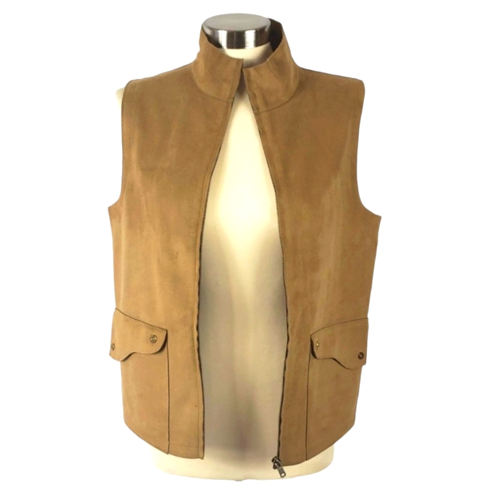Lauren Ralph Lauren Light Brown Vest - Gem